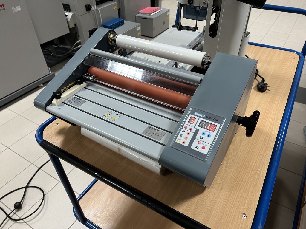 Linea DH-360 roll laminator - Lidograf printing machines
