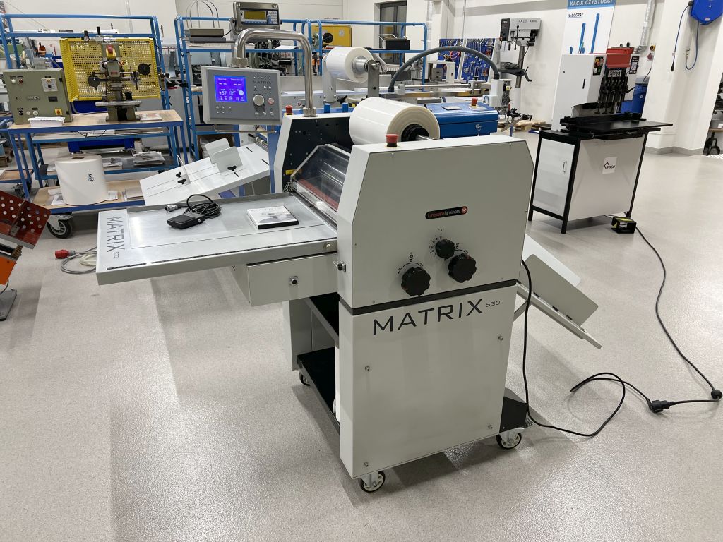 Foliarka półautomatyczna Matrix MX 530 Laminator - Lidograf maszyny ...